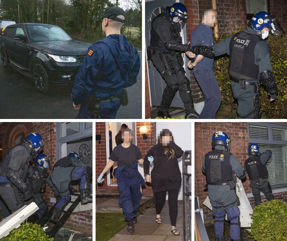 Dawn raids see seven arrested as the investigation into criminal use of ...