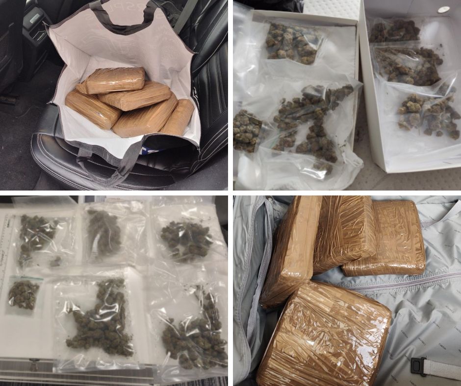 Three arrested and £150,000 worth of drugs seized following vehicle ...