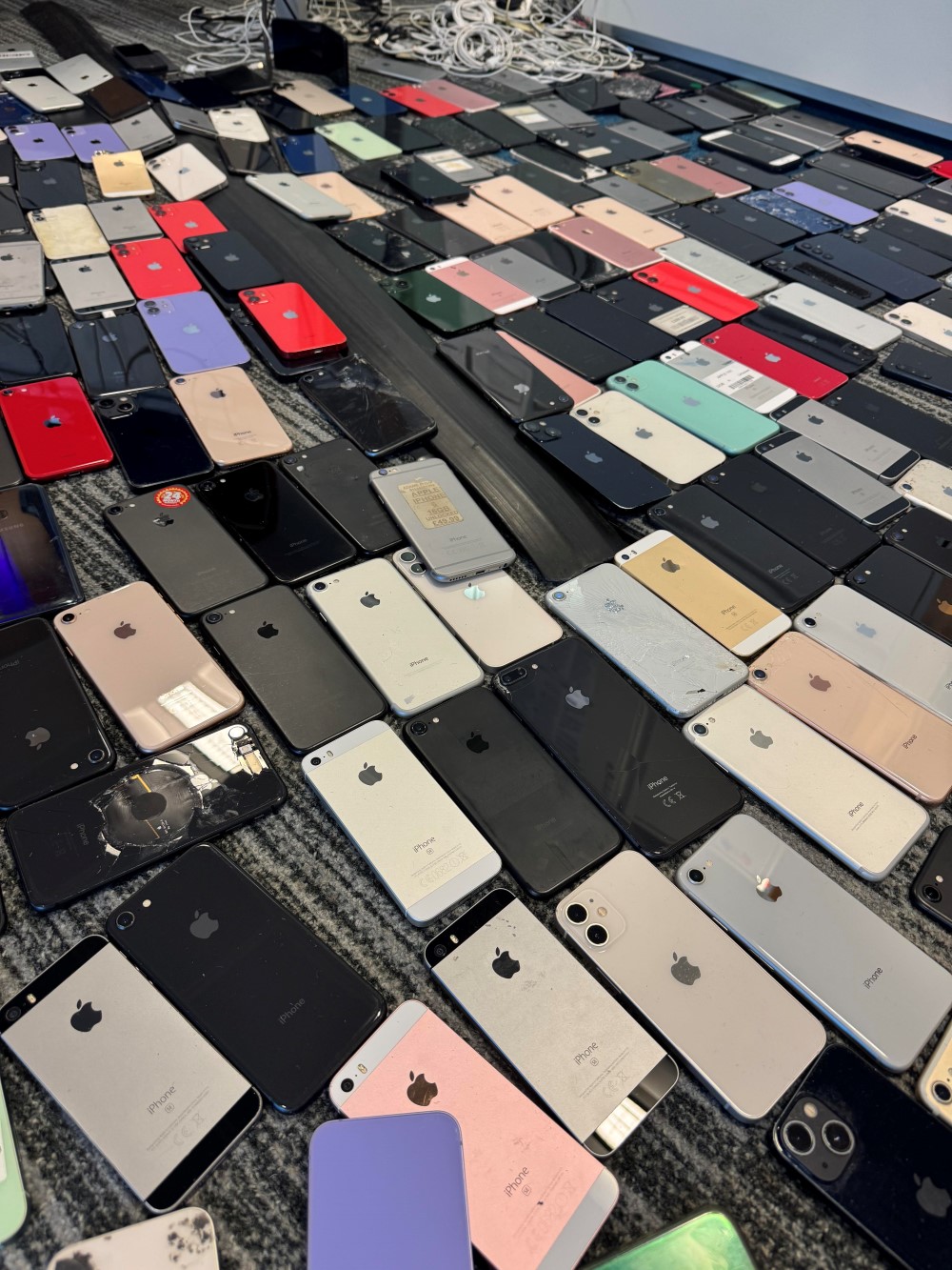 More than 500 mobile phones have been crushed after being seized from ...